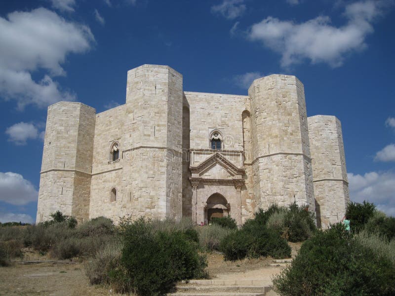 Castel del Monte stock photo. Image of medieval, palace - 286064754