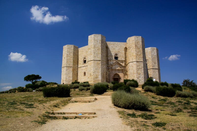 Castel del Monte view n.1 stock photo. Image of city - 10813950
