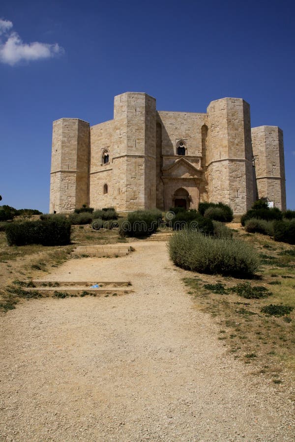 Castel del Monte view n.4 stock photo. Image of fortification - 10827694
