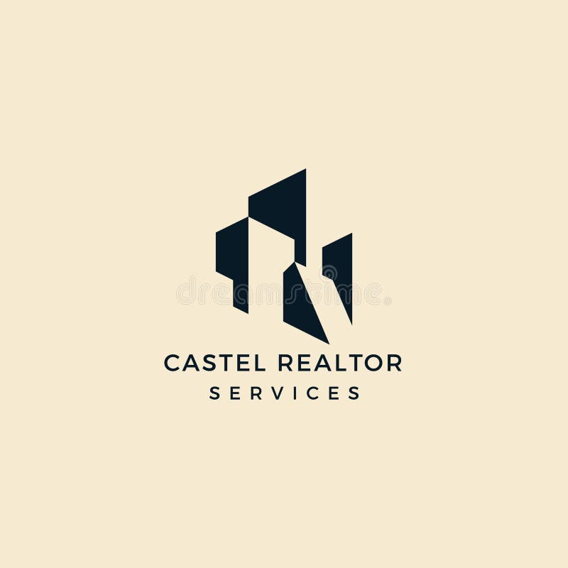 Building Realtor Architecture Silhouette Modern and Simple Logo Design ...