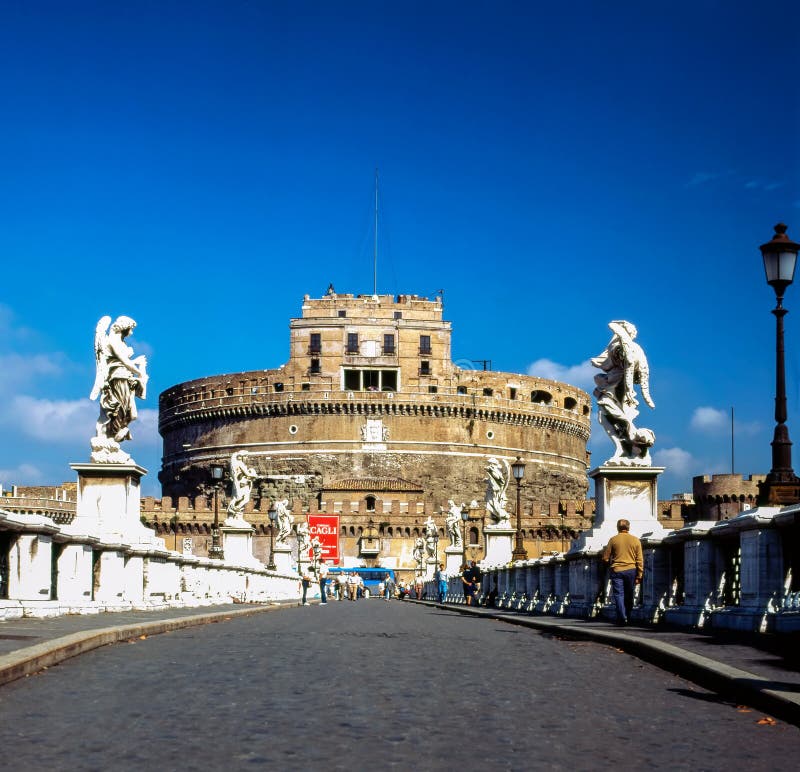 Castel Saint` Angelo, Rome editorial photo. Image of clouds - 90814836