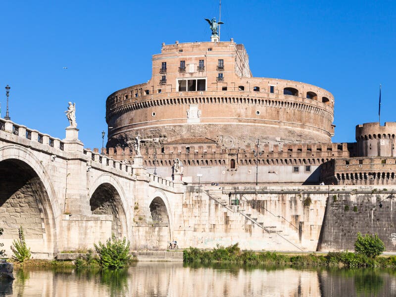 Castel Sant Angelo Castle Dell'angelo Santo Fotografia Stock - Immagine ...