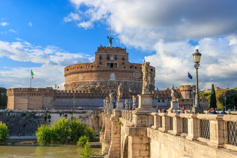 Castel Sant Angelo Castle St. Angel Editorial Image - Image of castle ...