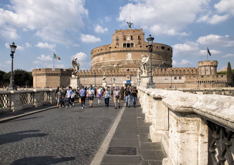 Castel Sant-` Angelo in Parco Adriano, Rom, Italien Redaktionelles ...
