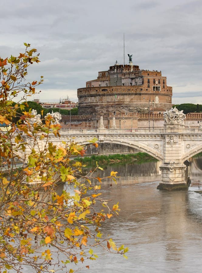Angel Statue Rome stock photo. Image of statue, tiber - 22978806