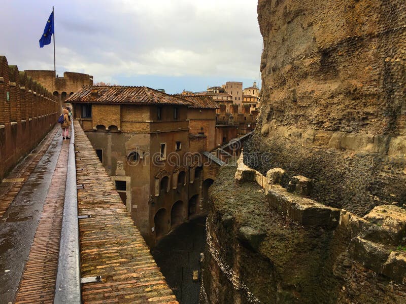 Castel Sant`Angelo in Rome editorial photography. Image of italy ...