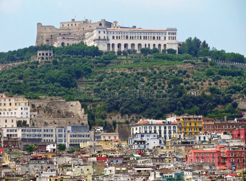 Castel Sant `Elmo Vomero, Naples Stock Image - Image of dropping ...