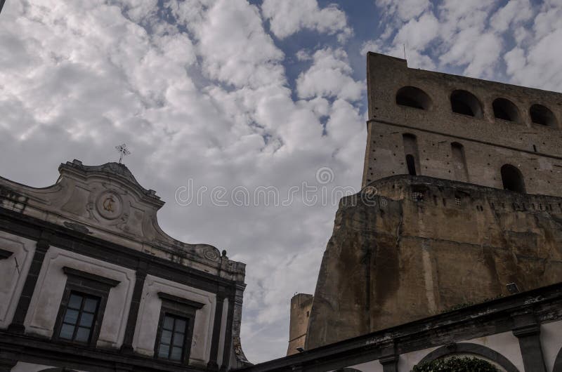 Castel Sant`Elmo Saint Elm Castle Stock Photo - Image of hill, italy ...