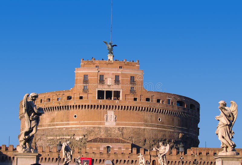 Castel SantAngelo in Rome Italy Editorial Stock Photo - Image of ...