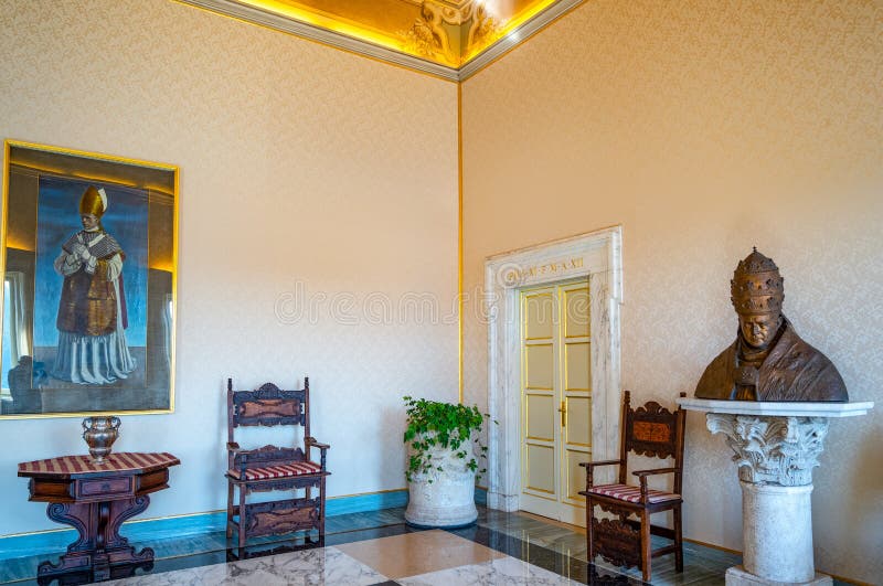 Castelgandolfo, El Palacio Papal Foto editorial - Imagen de arte ...