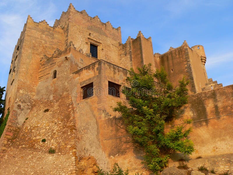 Castell, Altafulla ( Spain ) Stock Image - Image of buildings, carrer ...