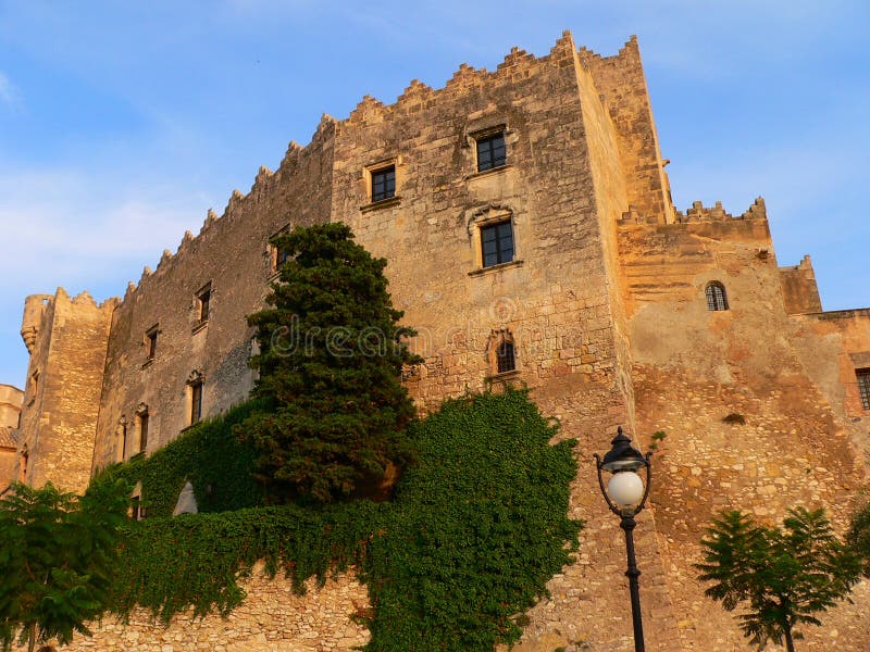 Castell, Altafulla ( Spain ) Stock Image - Image of buildings, carrer ...