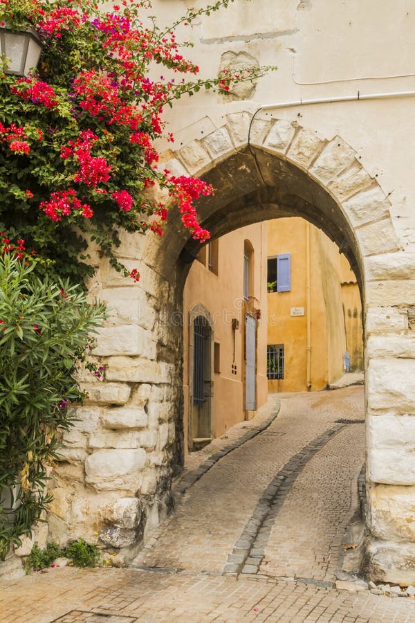 The Castellet village stock photo. Image of gate, medieval - 48885608
