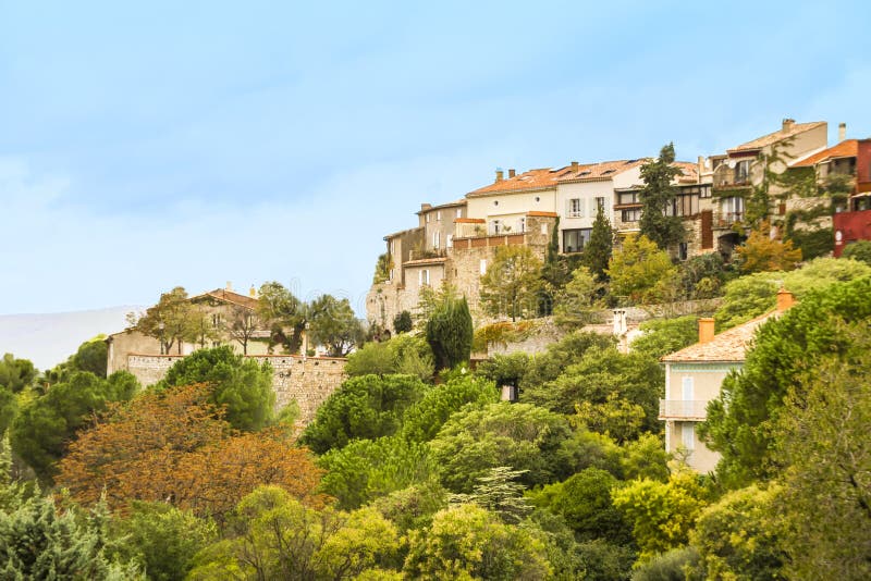 The Castellet village stock photo. Image of historical - 48885640