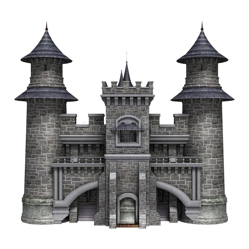 Castello illustrazione di stock. Illustrazione di disegno - 36881495