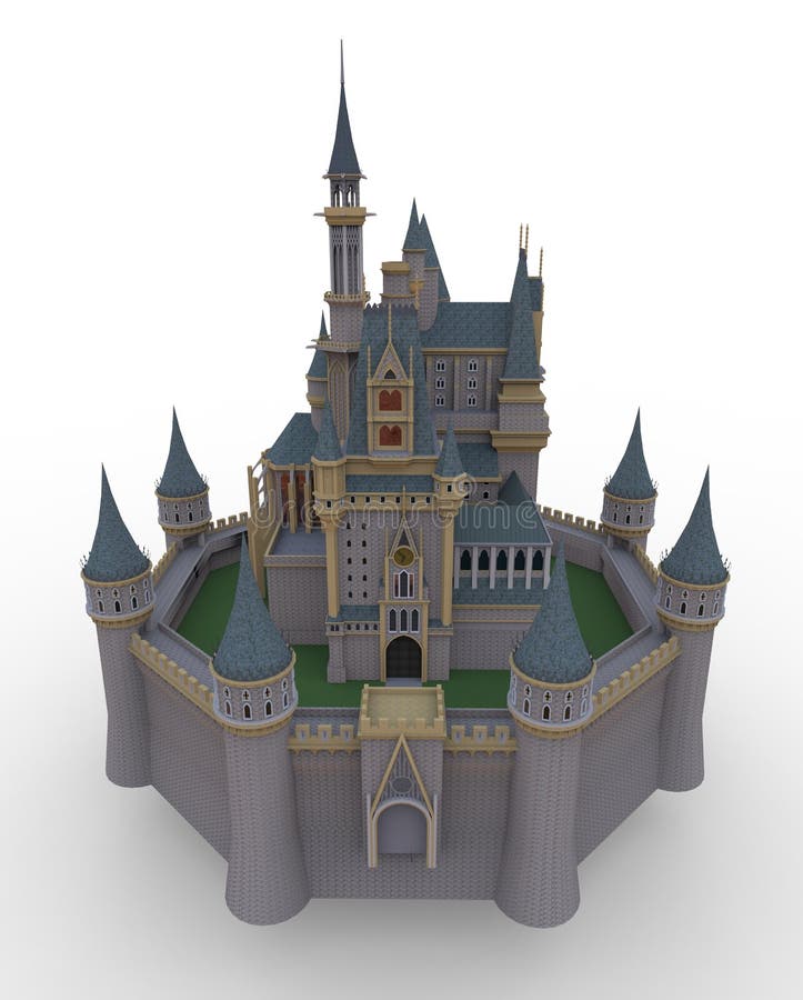 Castello illustrazione di stock. Illustrazione di castello - 52852405