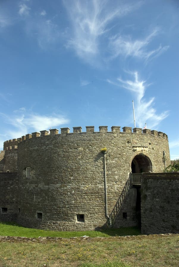 La Torre Rotonda Al Castello Di Windsor in Berkshire Immagine Stock ...