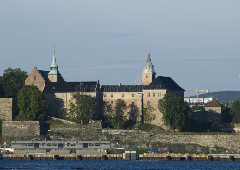 Castello Di Akershus a Oslo Fotografia Stock - Immagine di scandinavo ...