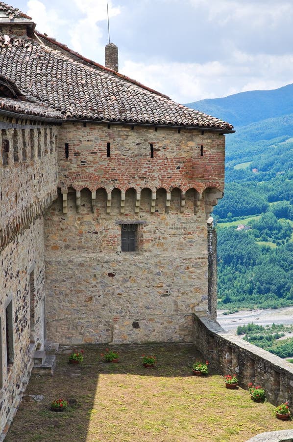 Castello Di Bardi. Emilia-Romagna. Italia Immagine Stock - Immagine di ...