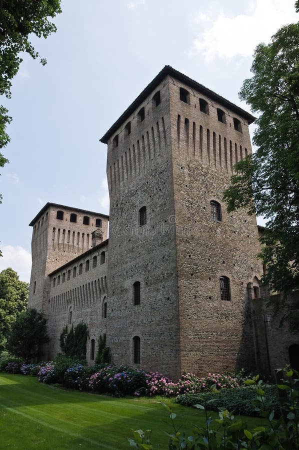 Castello Di Castelguelfo. Noceto. Emilia-Romagna. Italia Immagine Stock ...