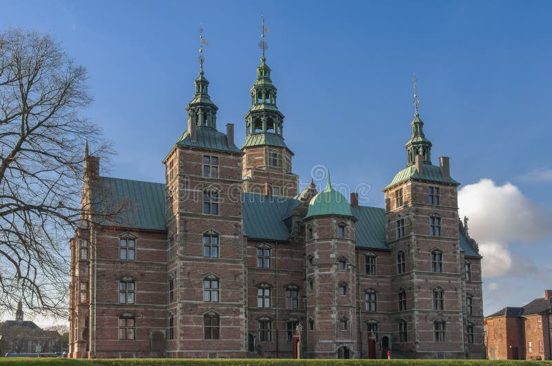 Castello Di Copenhaghen Rosenborg Immagine Stock - Immagine di ...