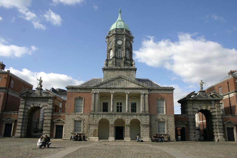 Castello di Dublino fotografia stock. Immagine di limite - 25620002