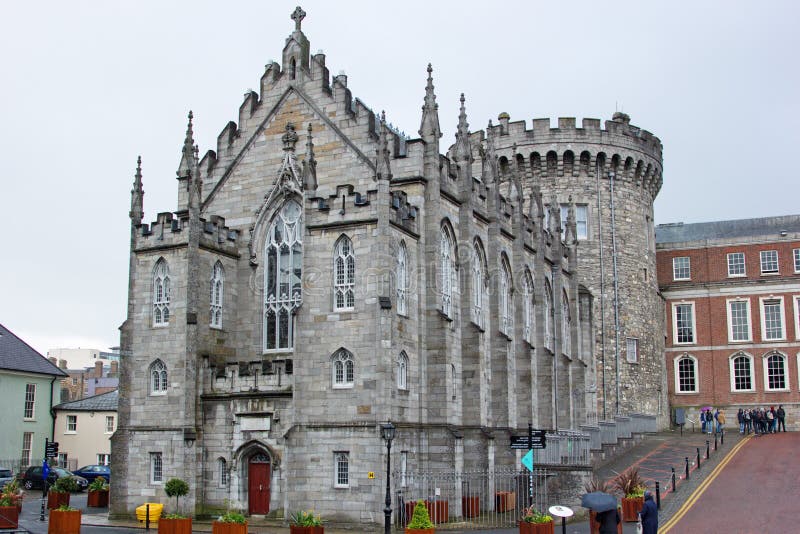 Castello di Dublino fotografia editoriale. Immagine di castello - 95327166