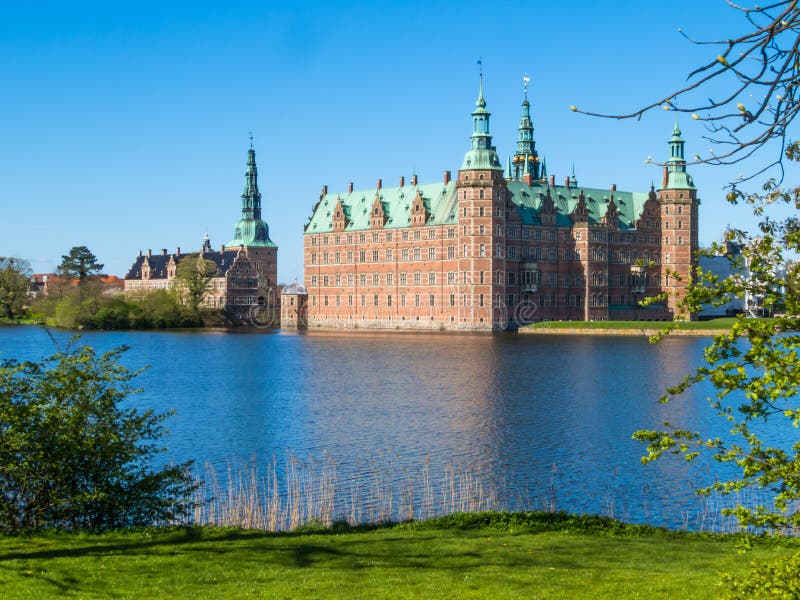 Castello Di Frederiksborg, Hillerod, Danimarca Fotografia Stock ...