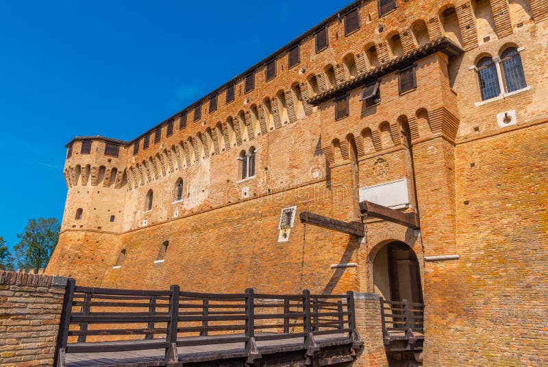 Castello Di Gradara in Italy Stock Image - Image of street, historical ...