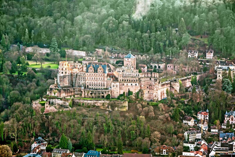 Castello Di Heidelberg, Germania Immagine Stock - Immagine di cancello ...