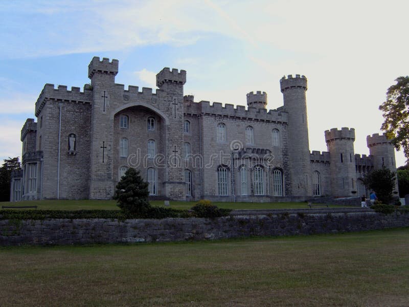 Castello Oxwich Di Lingua Gallese Gower Peninsula South Wales Regno ...