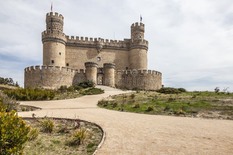 Castello Di Belmonte, Spagna Fotografia Stock - Immagine di bastione ...