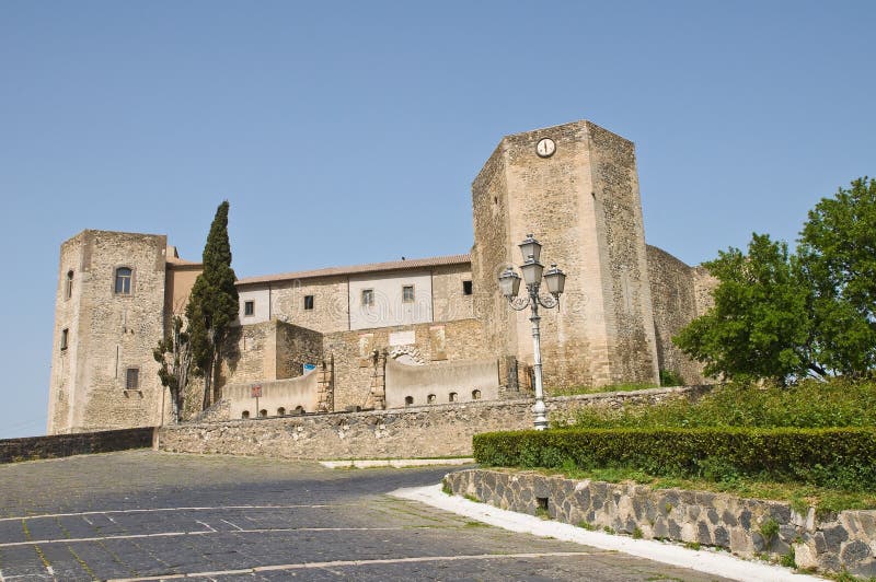 Castello Di Melfi. La Basilicata. L'Italia. Immagine Stock - Immagine ...