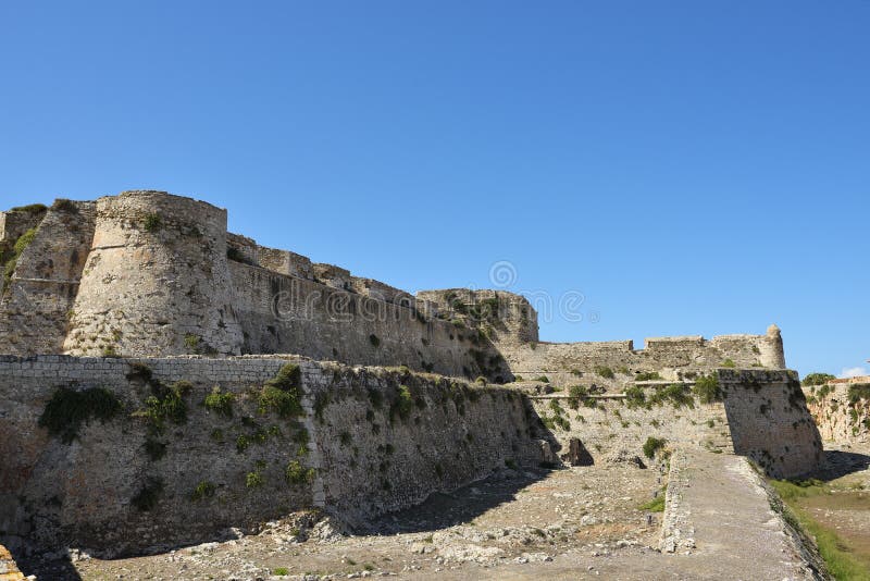 Castello Di Methoni, Grecia Fotografia Stock - Immagine di medioevale ...
