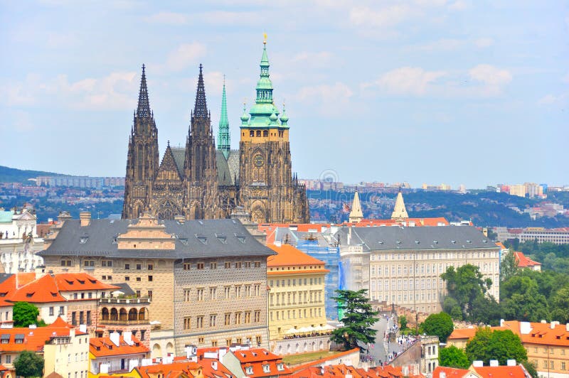 Castello Di Praga, Repubblica Ceca Immagine Stock - Immagine di ceco ...