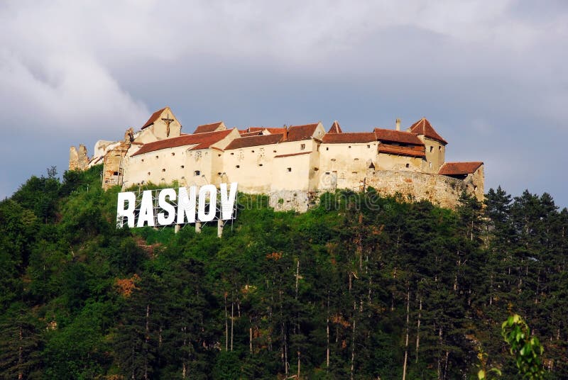 Castello di Rasnov immagine stock. Immagine di posto - 13061897