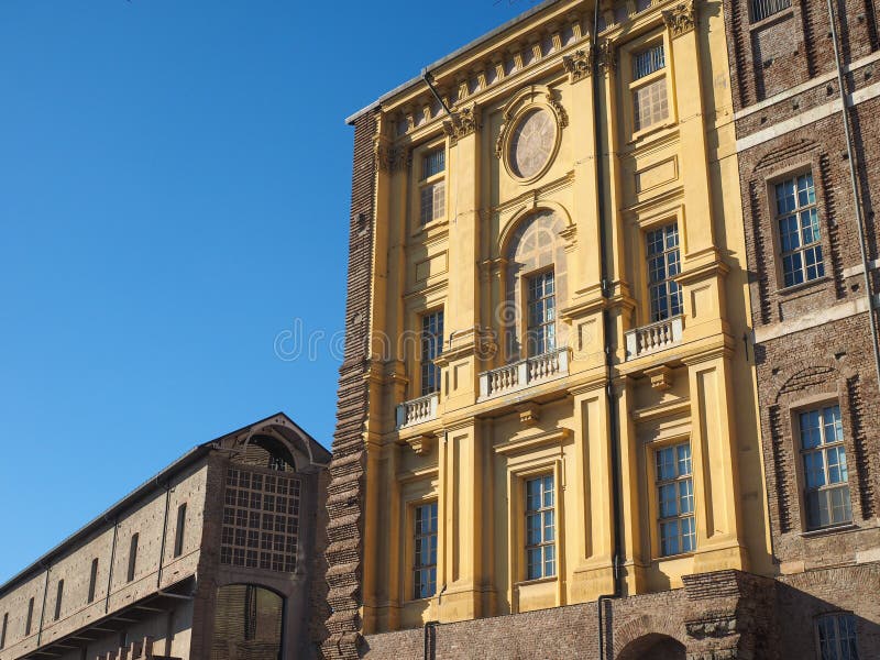Castello Di Rivoli Castle in Rivoli Stock Image - Image of cityscape ...