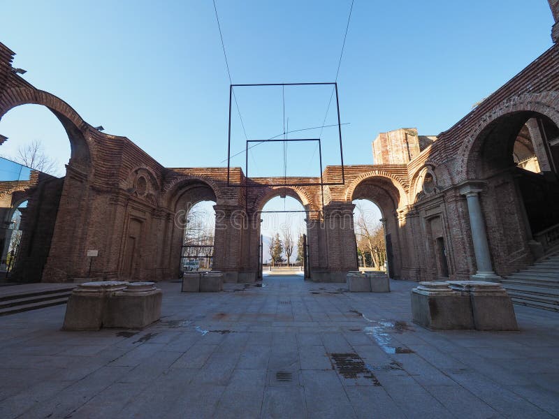 Castello Di Rivoli Castle in Rivoli Stock Image - Image of piemonte ...
