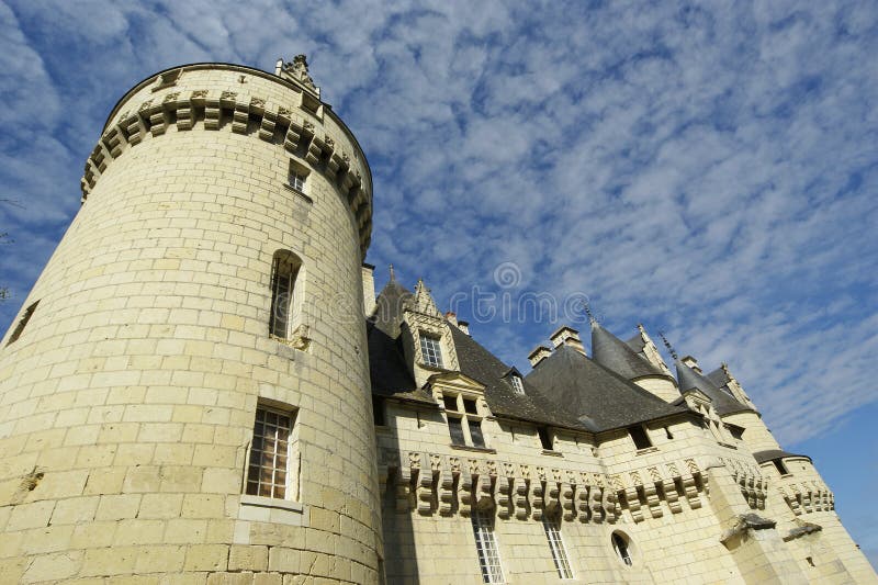 Castello Di Usse, Loire Valley, Francia Fotografia Stock - Immagine di ...