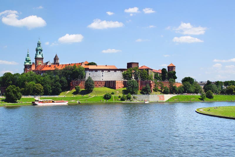 Castello Di Wawel Cracovia, Polonia Immagine Stock - Immagine di ...