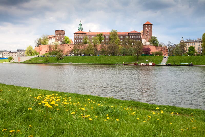 Castello di Wawel, Polonia immagine stock. Immagine di reale - 14069057