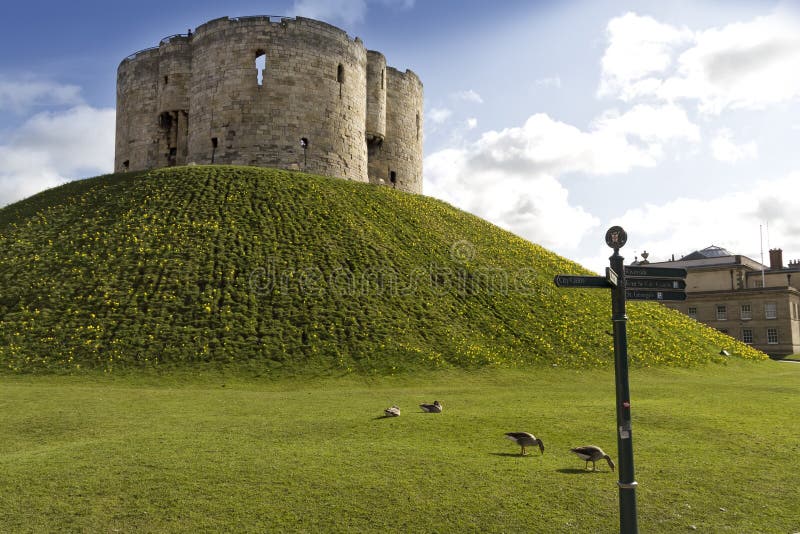Castello Medievale Clifford Del ` S Di York Dell'attrazione Turistica ...