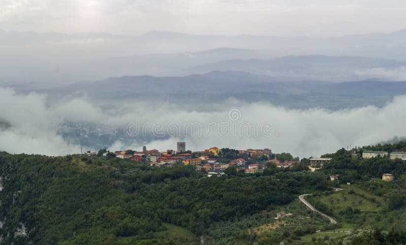 Castello matese stock photo. Image of gregorio, matese - 86217480