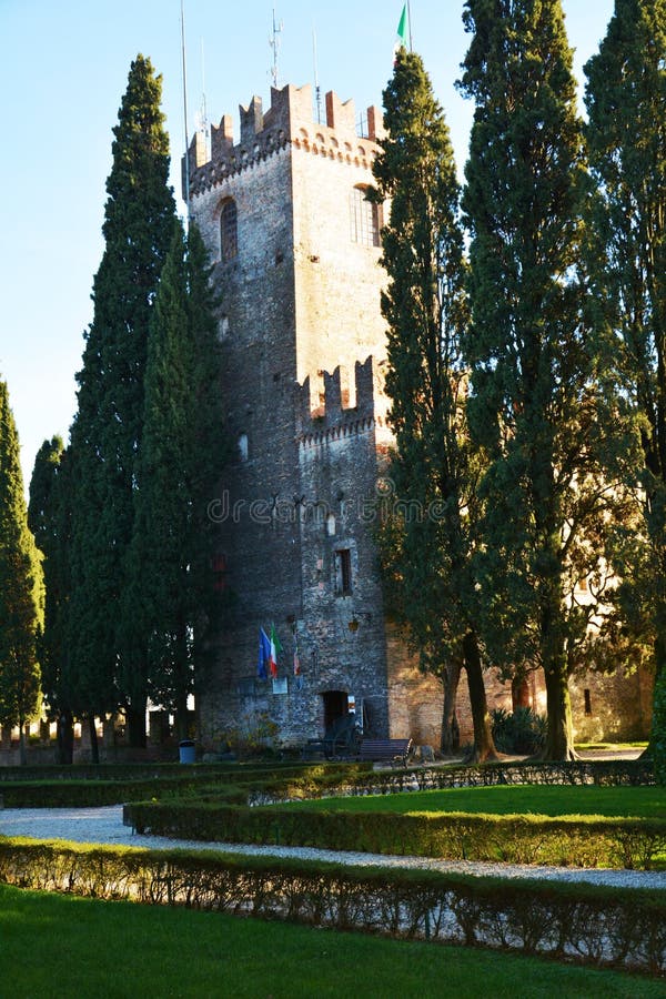 Castello Medievale, Conegliano Veneto, Italia Immagine Stock - Immagine ...