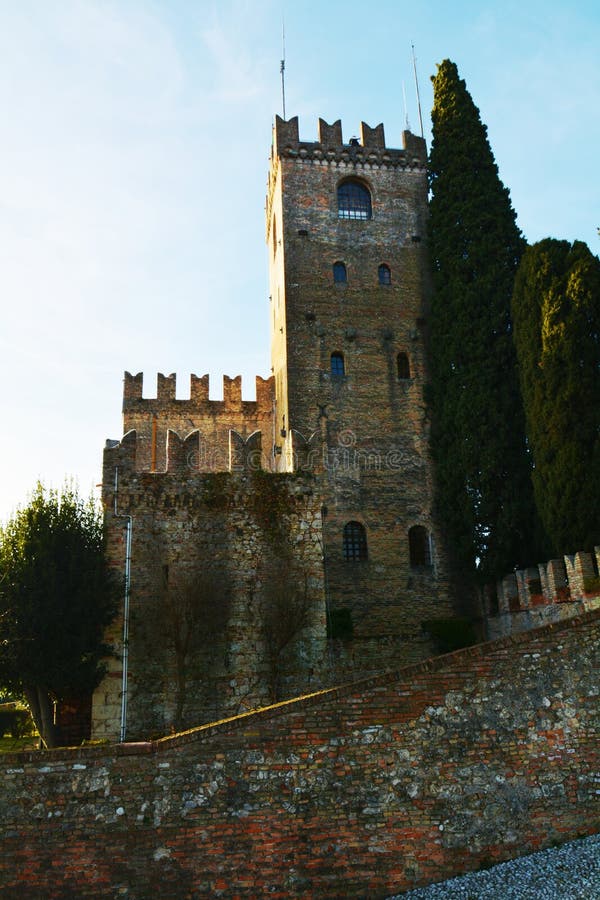 Castello Medievale in Conegliano Veneto, Italia Fotografia Stock ...