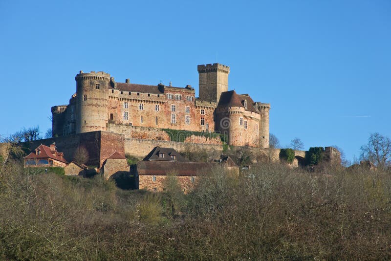 Castelnau castle stock photo. Image of monument, europe - 12715344