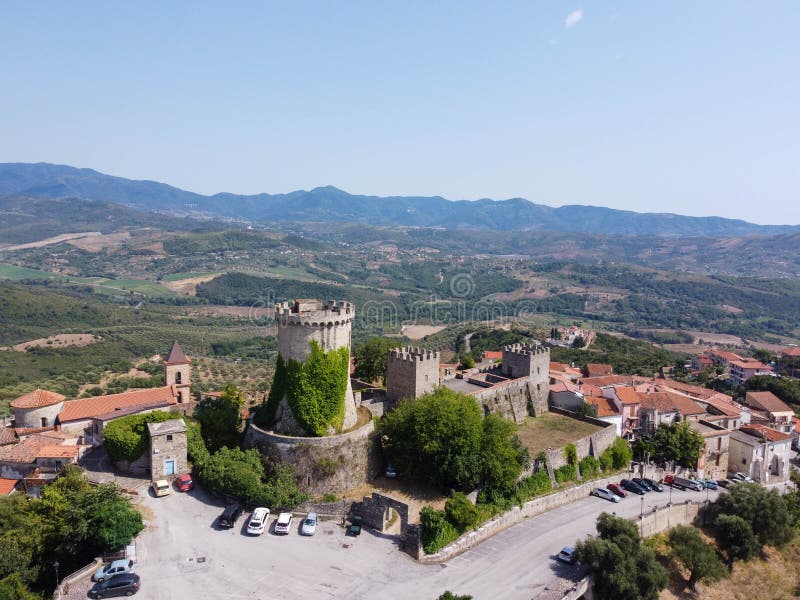 Castelnuovo Cilento stock image. Image of mountain, cilento - 197444663