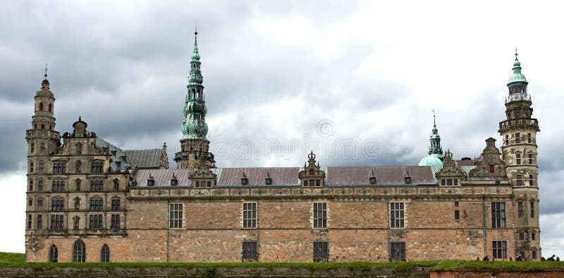 Castelo De Kronborg, Dinamarca Foto de Stock - Imagem de arquitetura ...