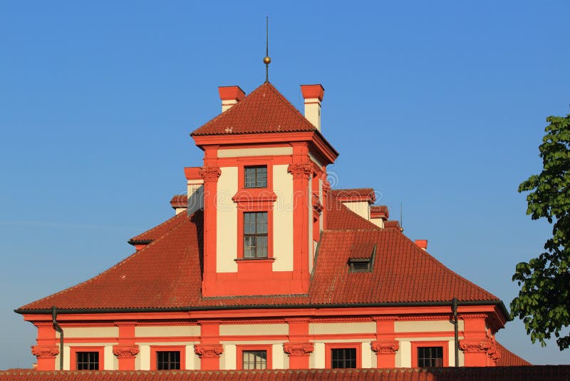 Castelo de Troja em Praga foto de stock. Imagem de barroco - 39709132