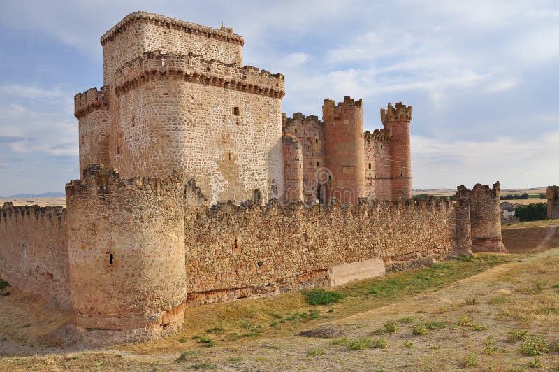 Castelo De Turegano, Castile, Spain Imagem de Stock - Imagem de ...